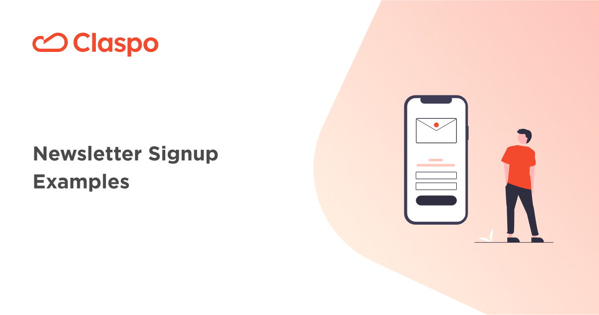 12 Strong Newsletter Signup Examples & Useful Tips — Claspo.io