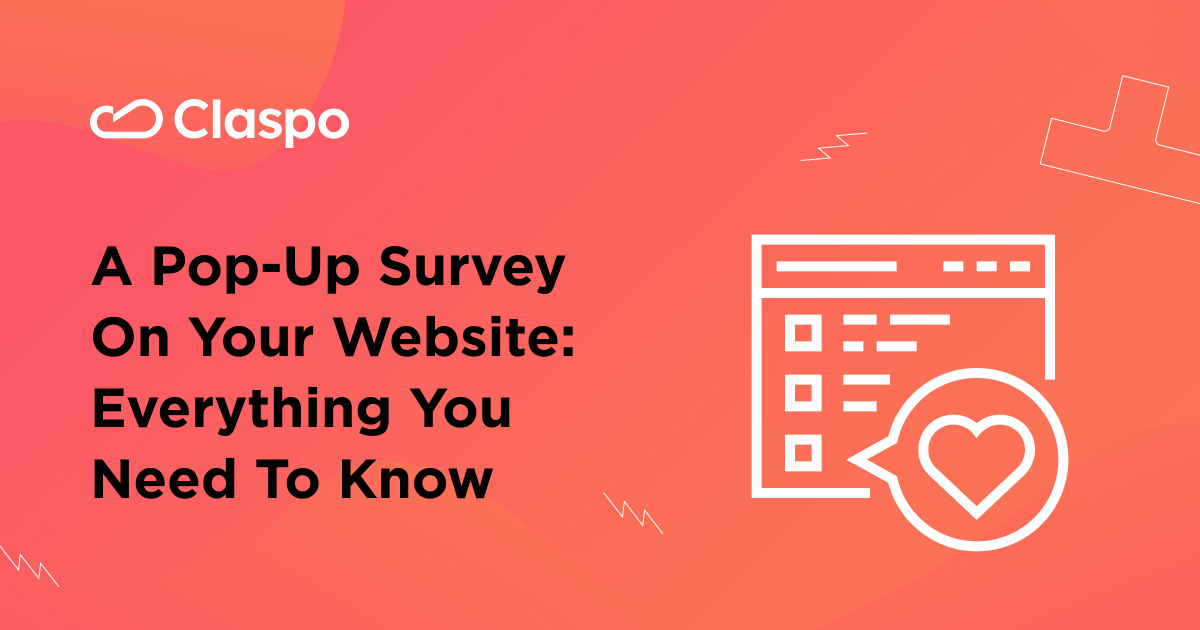 How to Create A Pop-Up Survey: Tips and Examples — Claspo.io