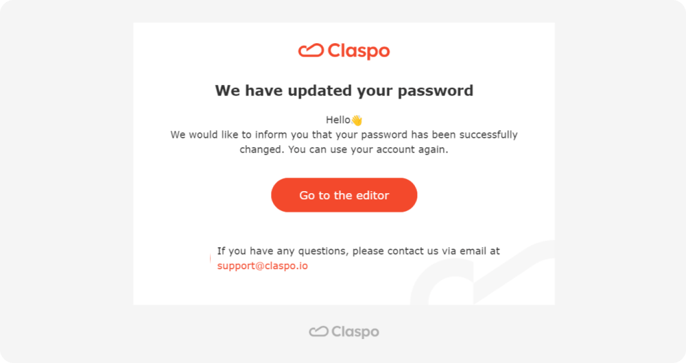 17 Confirmation Email Templates with Examples — Claspo.io