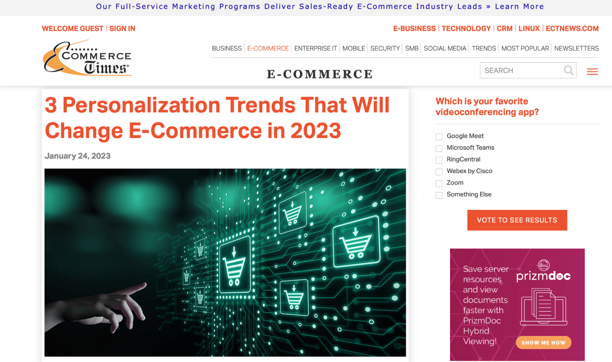 8 Best E-commerce Newsletters to Follow in 2023 — Claspo.io