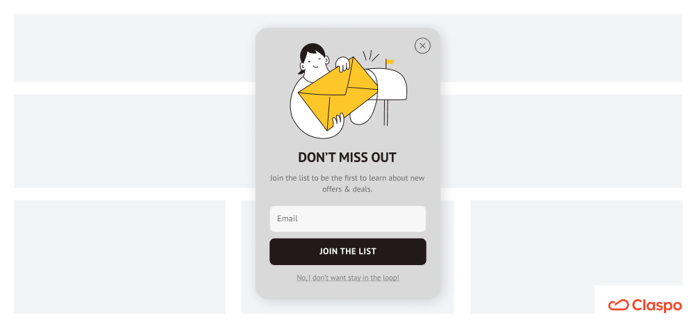 Email Pop-ups Ultimate Guide with 15 Excellent Examples — Claspo.io