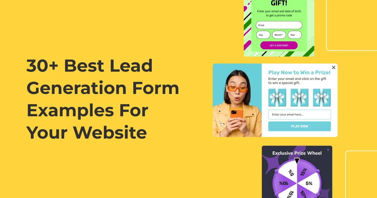 30+ Best Lead Generation Form Examples [+Best Practices] — Claspo.io