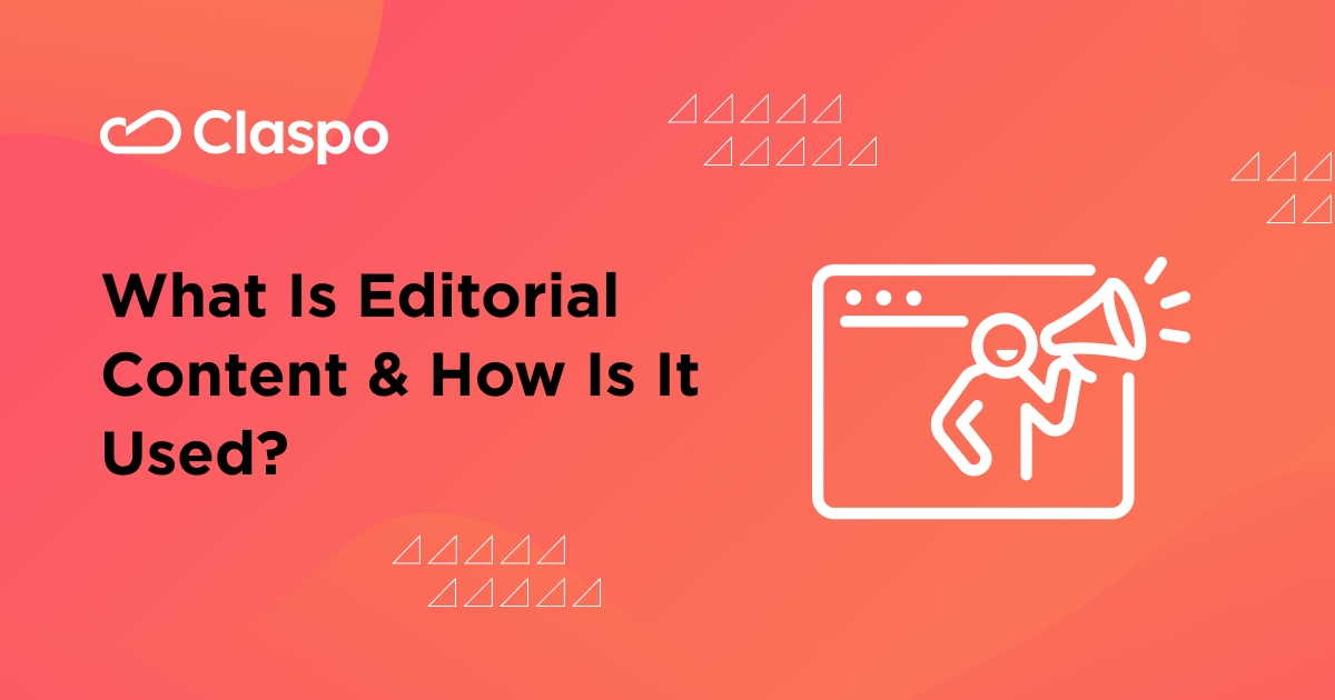 ¿Qué es el contenido editorial y cómo se utiliza? — Claspo.io